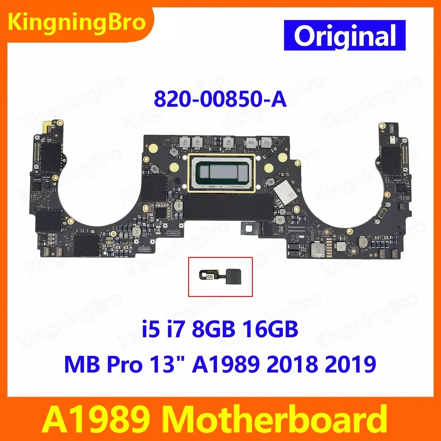 Original-A1989-Motherboard-820-00850-A-For-MacBook-Pro-13-Logic-Board ...