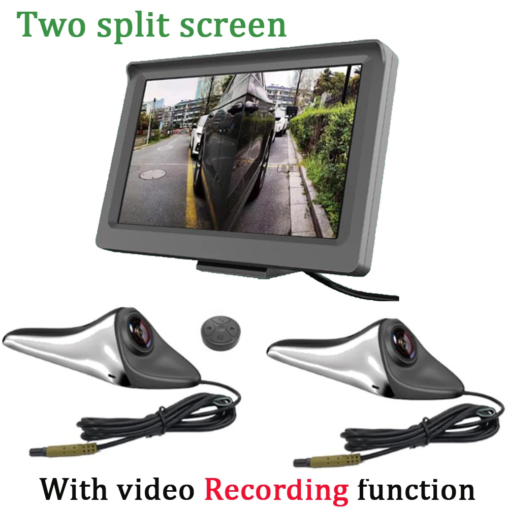 5 Inch Car Monitor Car Rear View Camera Blind Spot Hd Auxiliary Backup ...