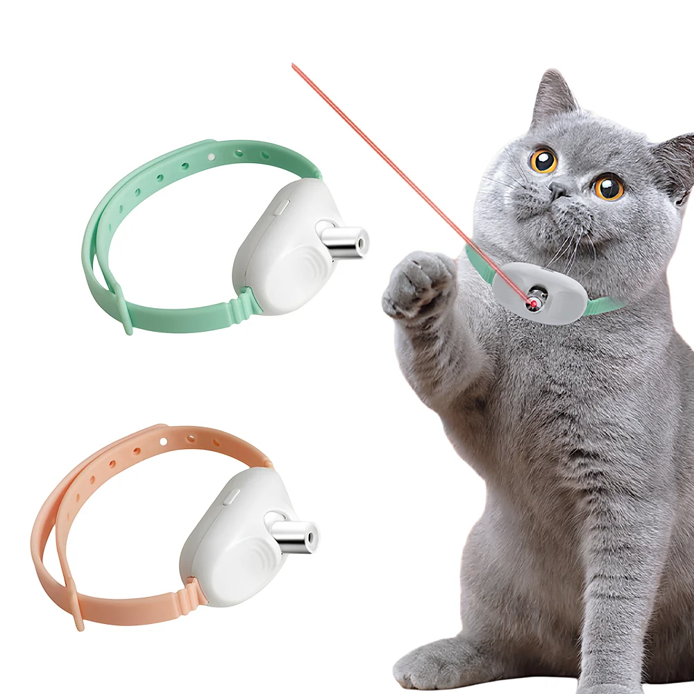 Automatic Moving Laser Cat Collar Toy - Self-Entertainment for Bored ...