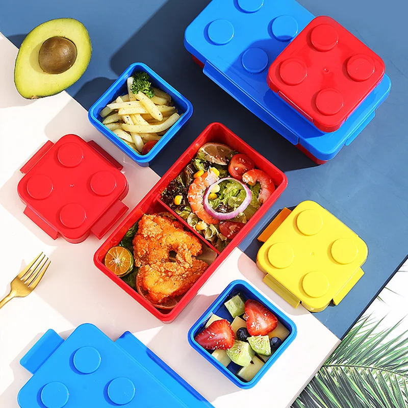 Creative-DIY-Pixel-Building-Block-Lunch-Box-Set-Bento-Box-Rice-Box ...