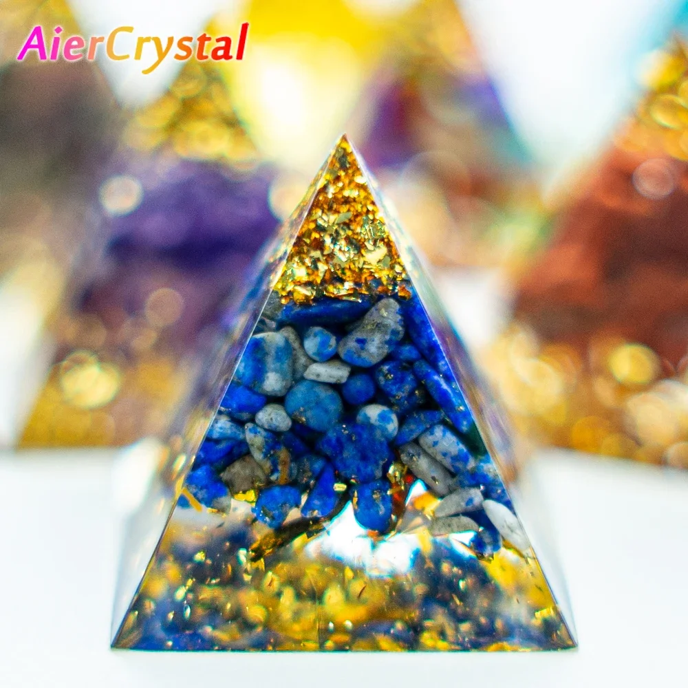 Natural-Crystals-Energy-Pyramid-Peridot-Healing-Reiki-Chakra-Orgonite ...