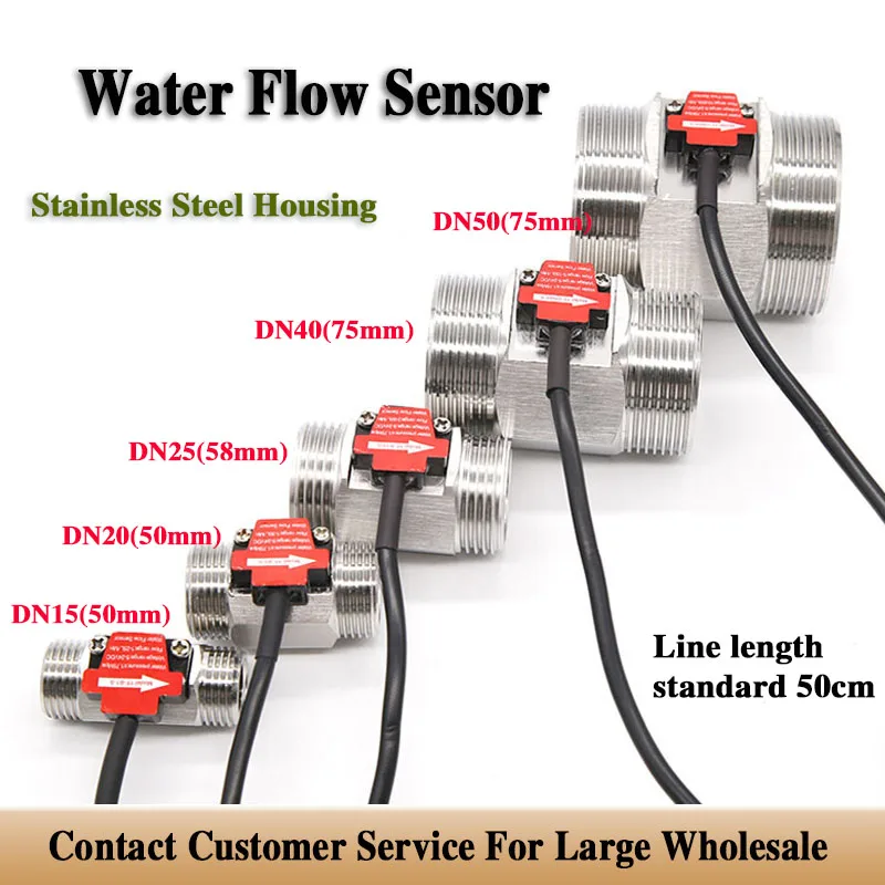 S304-Water-Flow-Sensor-4-6-Minutes-1-1-5-2-Inches-High-Precision-Rate ...