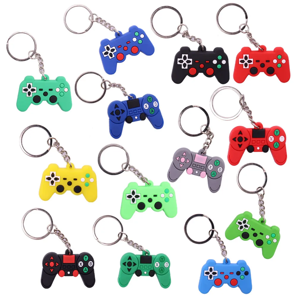 New-1PCS-PVC-Game-Machine-Keychain-Keyring-Cute-Gamepad-Joystick-Key ...