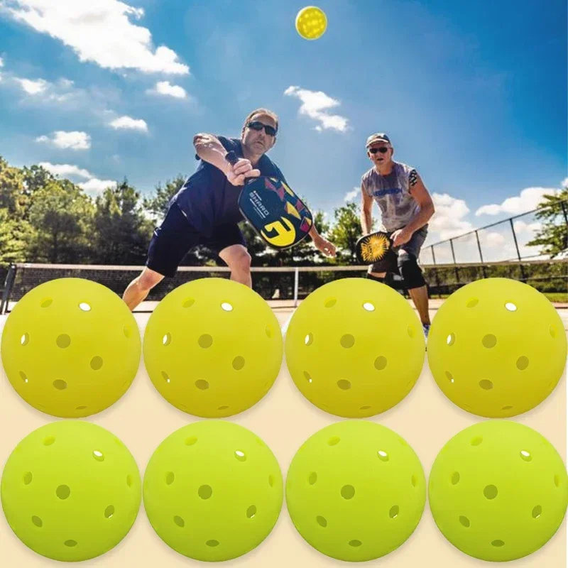 5pcs Pickleball 74mm 40 Holes 26g PE Material Durable Outdoor Training ...