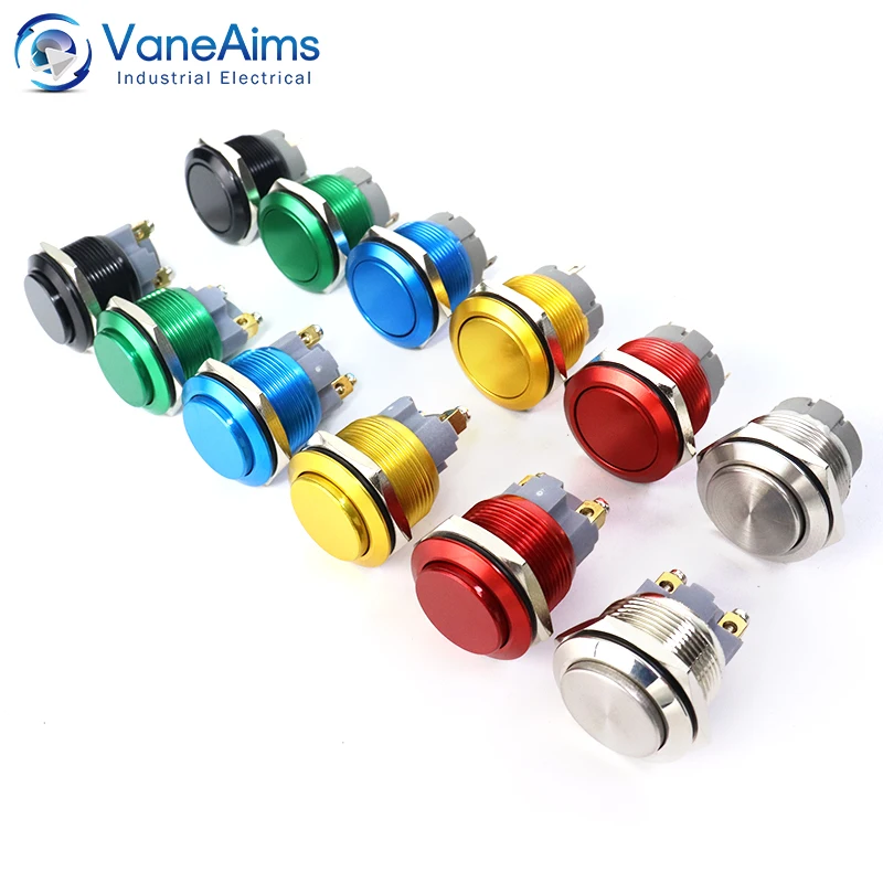 22mm-Push-Button-Switch-On-Off-Latching-Self-locking-Mini-Buttons-with ...