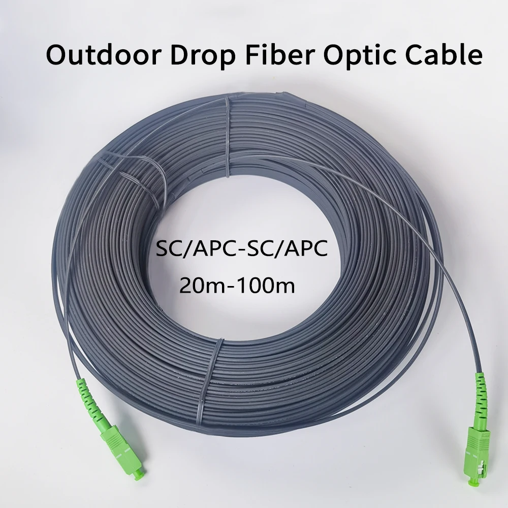60M-70M-80M-90M-100M-FTTH-SC-APC-SC-APC-Outdoor-Drop-Fiber-Optic-Cable ...