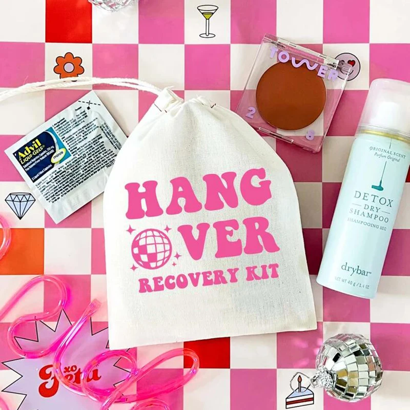 5pcs Hangover Recovery Kit Bag Bachelorette Hen Party Bride's Last ...