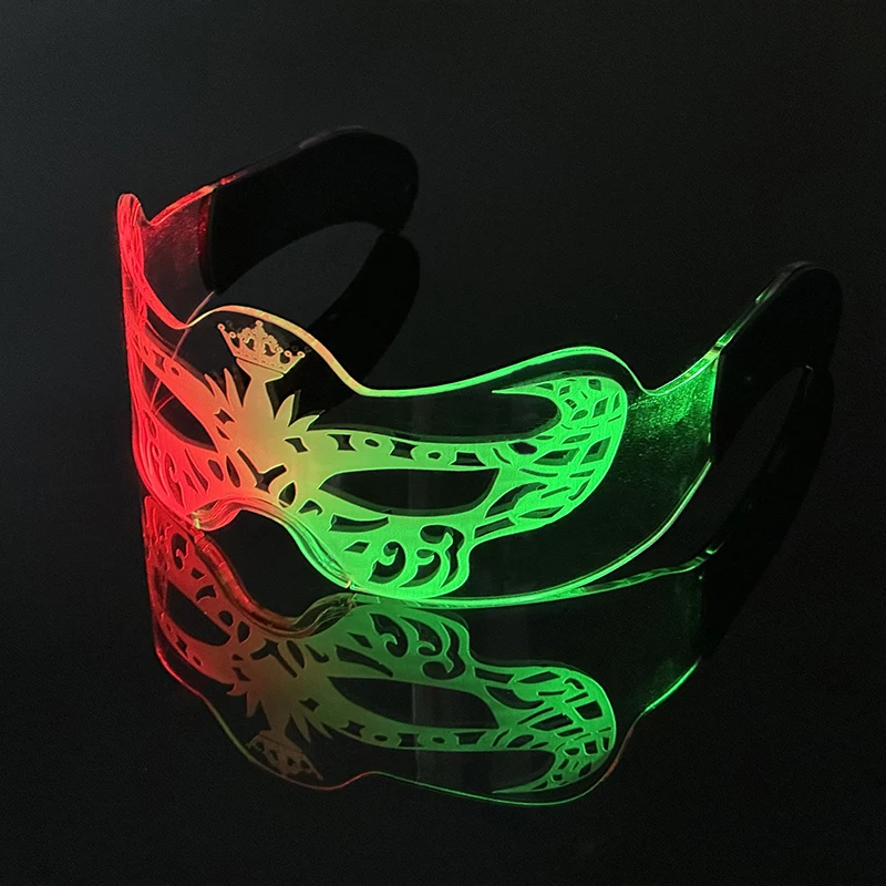 LED-Glow-Technology-Half-Mask-Dance-Carnival-Music-Rainbow-Visor-Lights ...