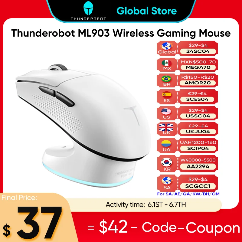 Thunderobot-rat-n-inal-mbrico-ML903-para-videojuegos-perif-rico-con ...