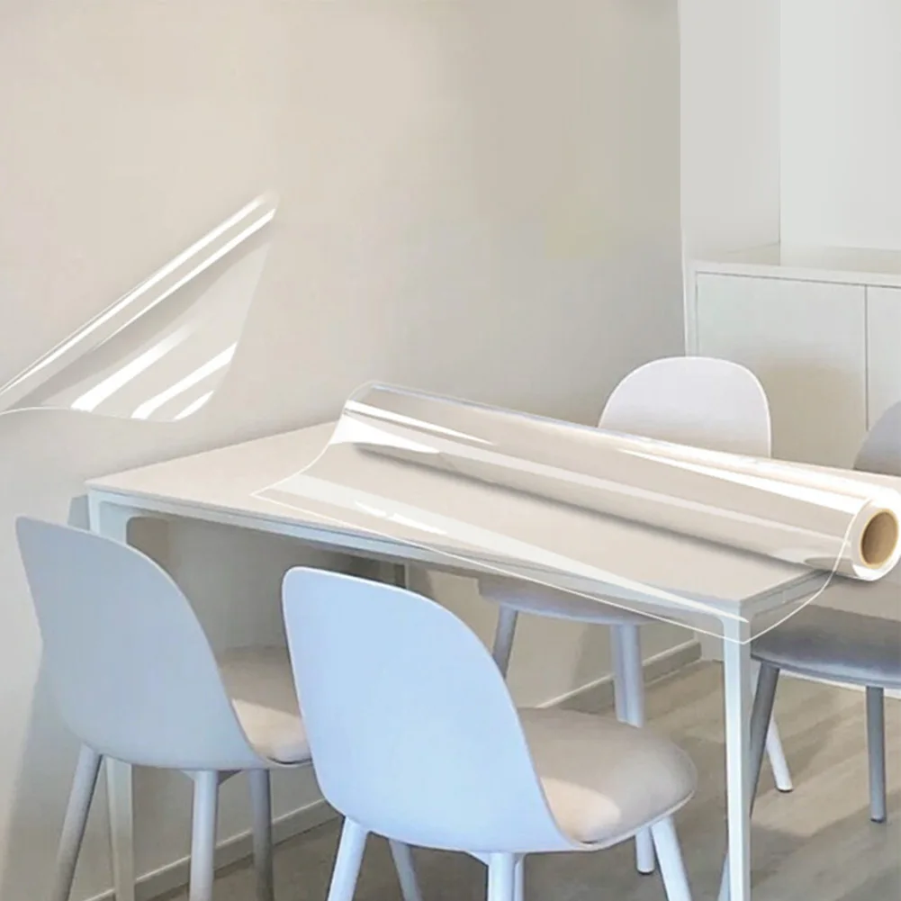 Wall Sticker Clear Self-Adhesive Film Covering Removable Transparent ...