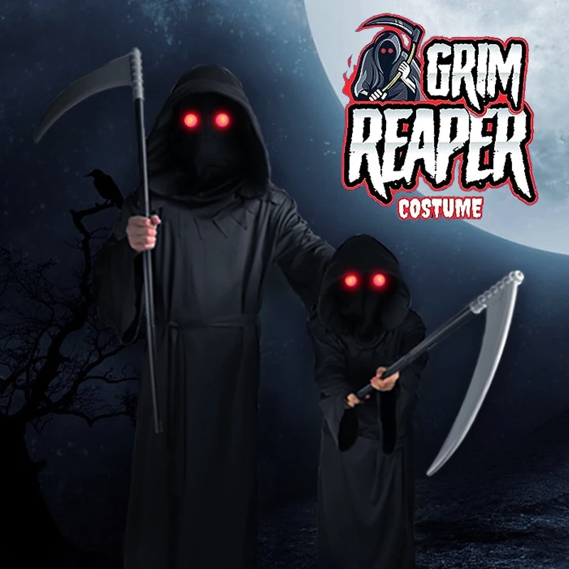 Faceless Grim Reaper Costume