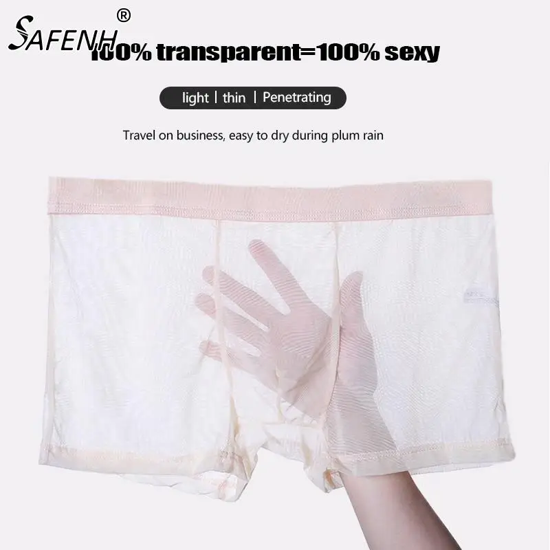 Men-s-Underwear-Transparent-Boxers-Bulge-Ice-Silk-See-Through ...