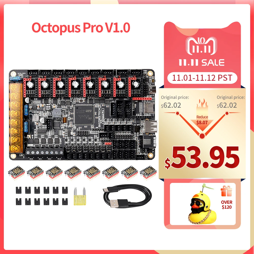 Bigtreetech Octopus Pro V1.0 Btt Motherboard Klipper 3d Printer Parts ...
