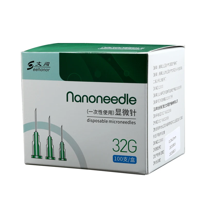 32G 4mm Painless Small Needle Irrigator For Teeth Disposable Syringes ...