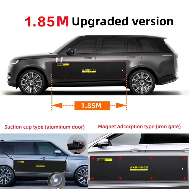 185CM-Lengthen-Thickened-Car-Door-Side-Edge-Guard-Decorative-Protector ...