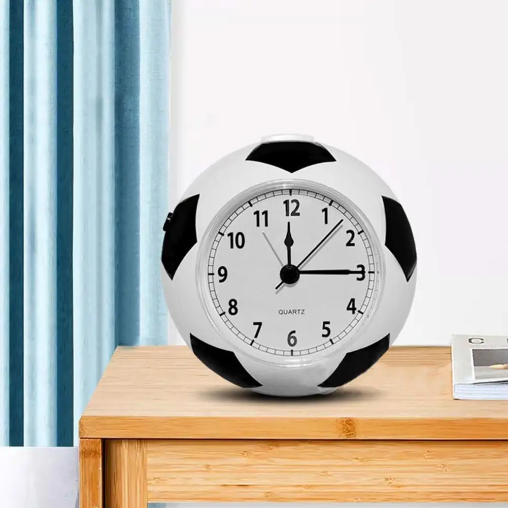 Portable-Cartoon-Alarm-Clock-Football-Shape-Design-Mute-Desktop-Alarm ...