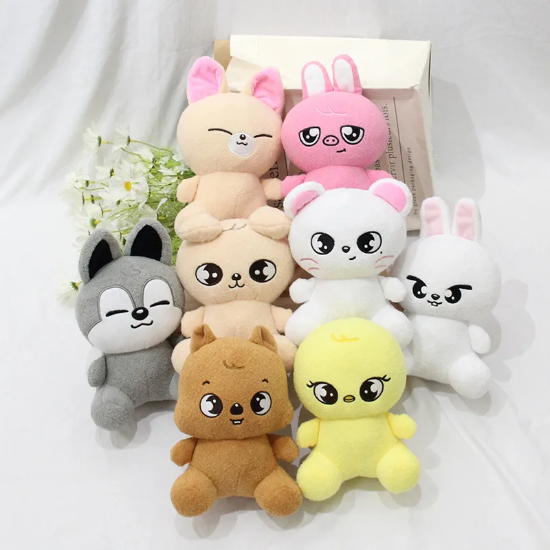 New 20cm Stray Kids Plush Toy SKZOO Korean Celebrity Surrounding Doll ...