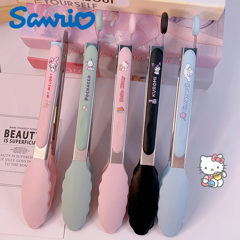 Sanrio-Hello-Kitty-Stainless-Steel-Food-Clip-BBQ-Steak-Grill-Clip-9 ...