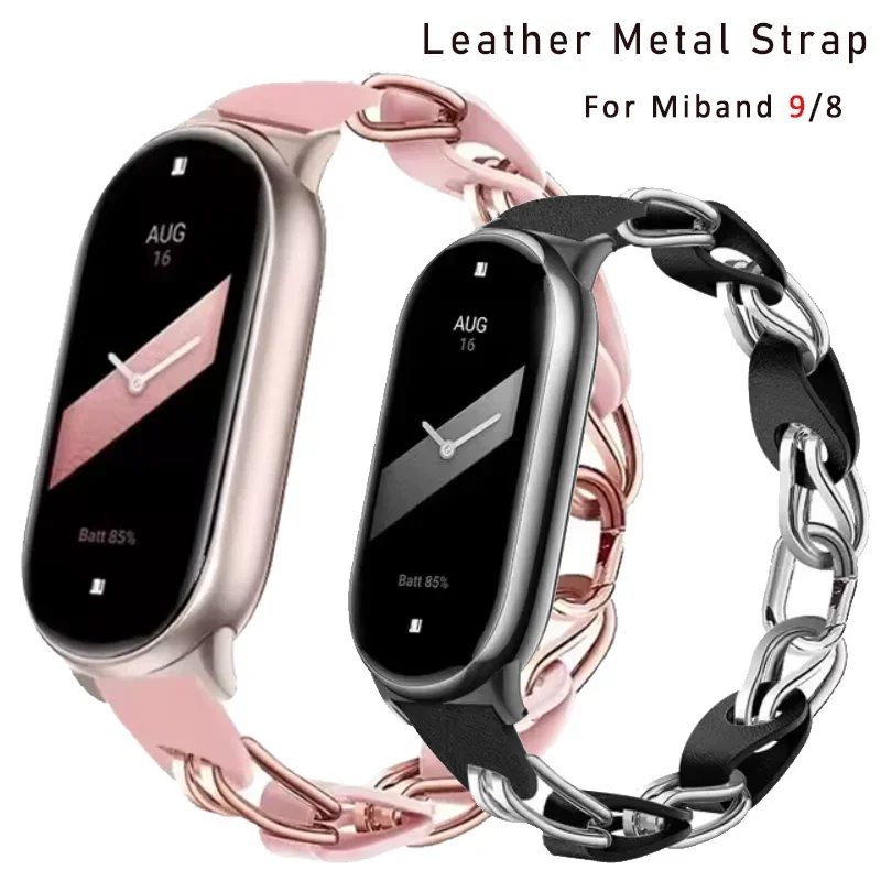 Original-Stainless-Steel-Strap-for-Xiaomi-Mi-Band-9-Fashion-Style-Metal ...