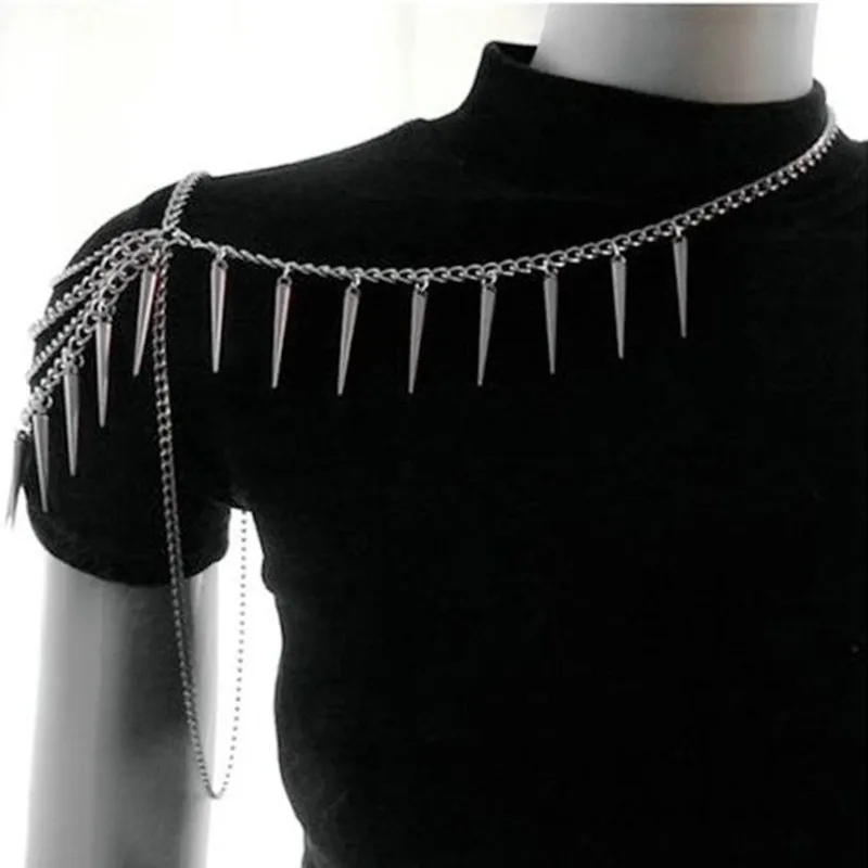 Jewelry Shoulder Chains Clothing Jewellery | Metal Body Shoulder Chain ...