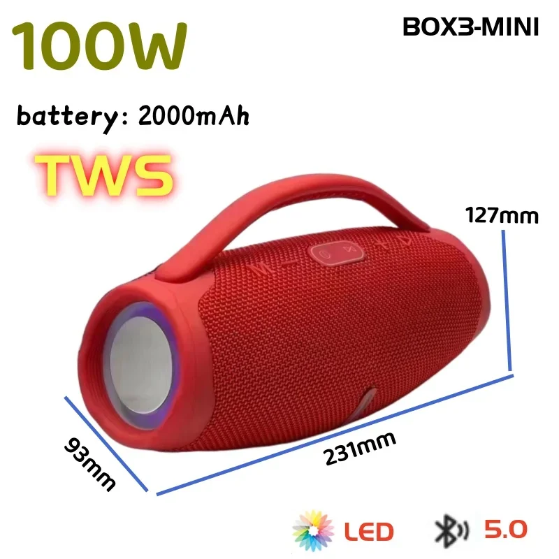 BOOMS-BOX3-Altavoz-Bluetooth-Portable-Wireless-Subwoofer-Outdoor ...