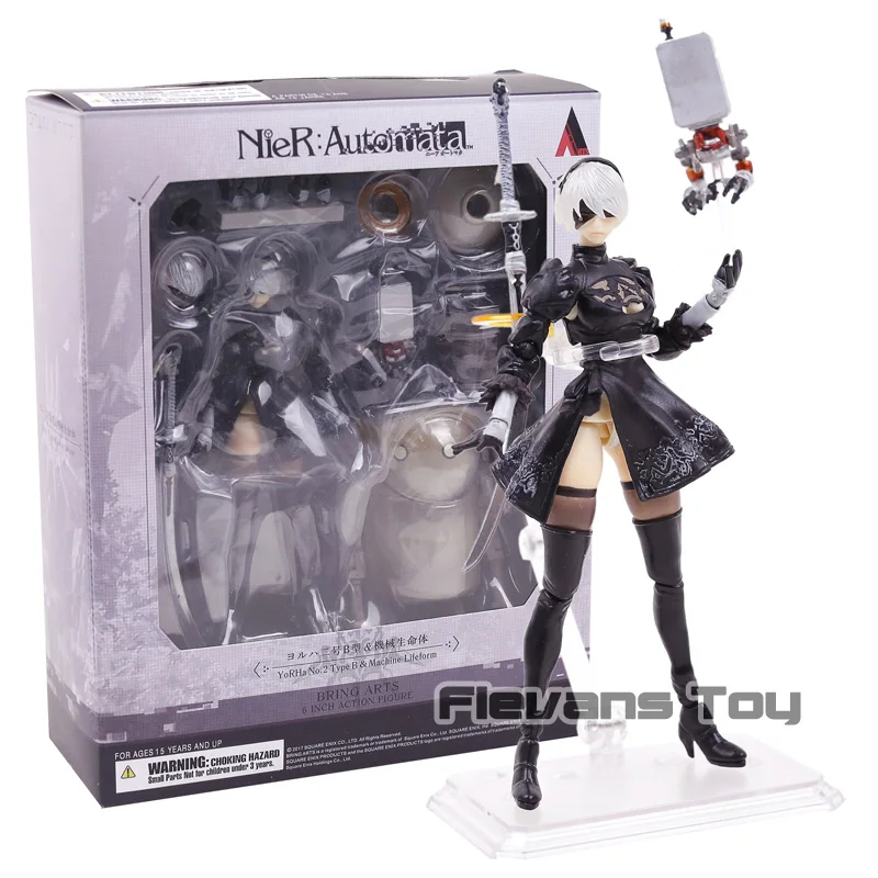 NieR-Automata-Nier-Automata-2B-Machine-Lifeform-PVC-Action-Figure-Model ...