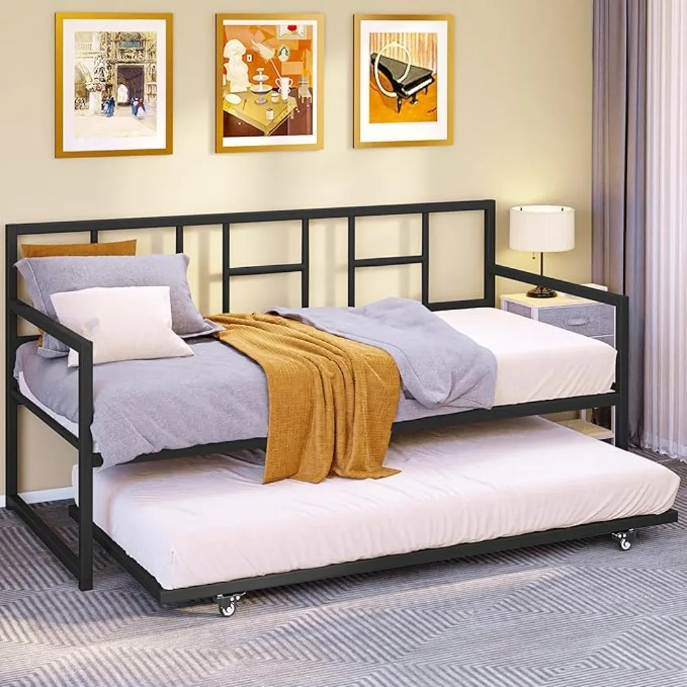 Bed-Bases-with-pull-out-rests-steel-plate-supports-height-adjustable ...