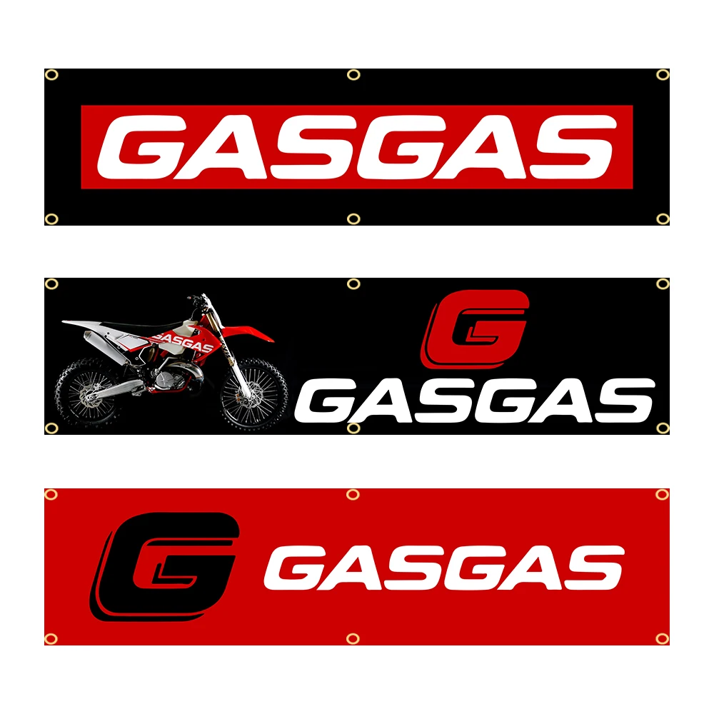 60X240cm-GasGas-Red-Motorcycle-Banner-Flag-Garage-or-Outdoor-Decoration ...