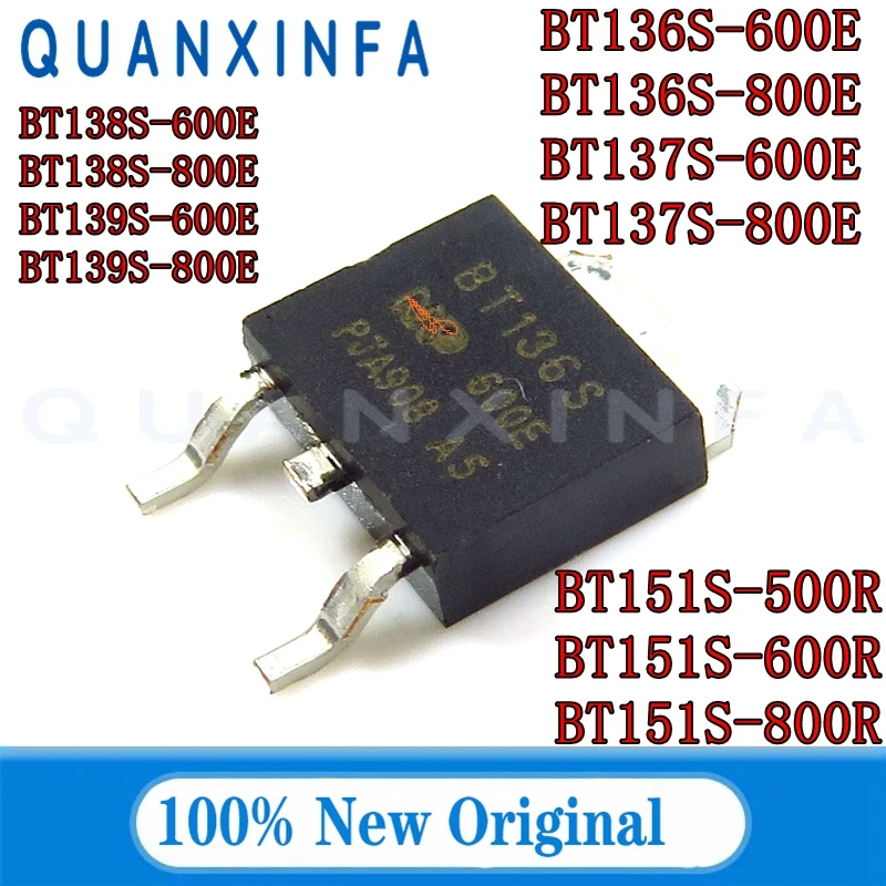 10 Uds BT136S-600E BT136S-800E BT137S-600E TO252 BT136S BT137S BT138S ...