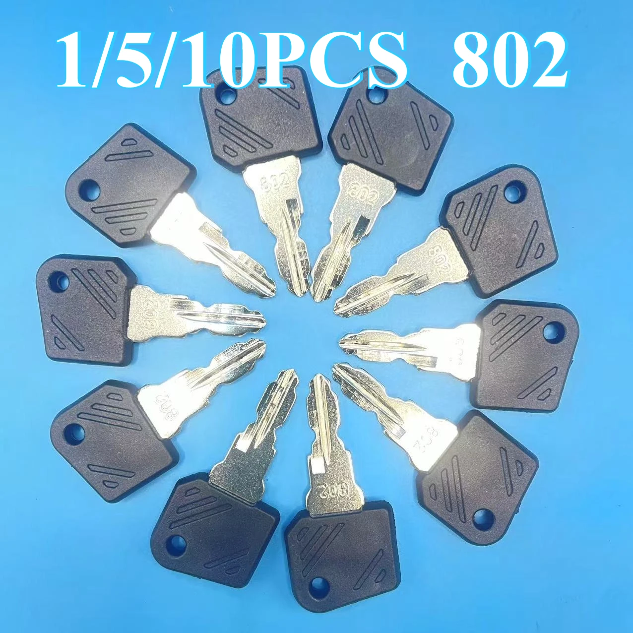 1/5/10pcs 802 Ignition Keys 0009311203/0039730404 for Linde Forklift ...