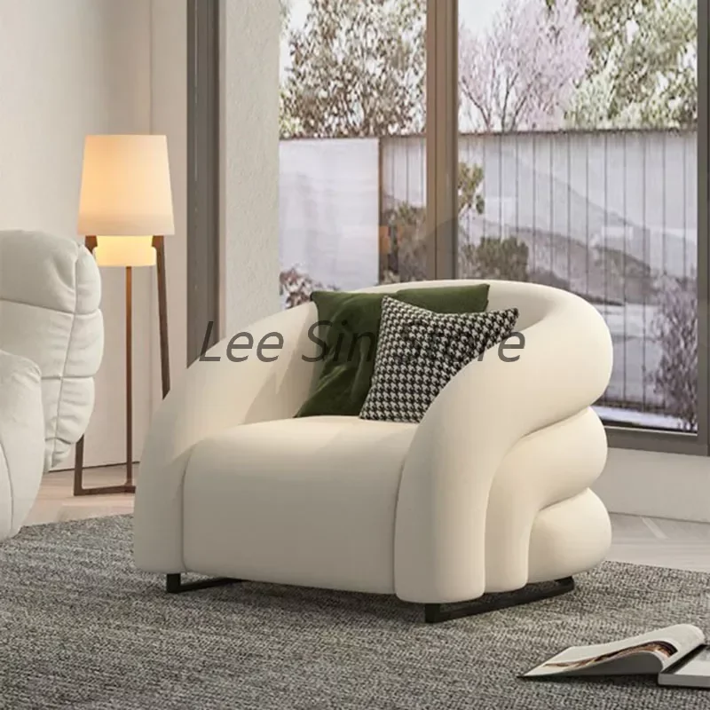 White-Lounges-Chairs-Living-Room-Luxury-Designer-Individual-Modern ...