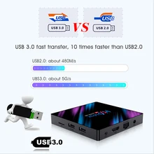 H96 MAX RK3318 Smart TV Box Android 11 4G 64GB 32G 4K Wifi BT Media ...