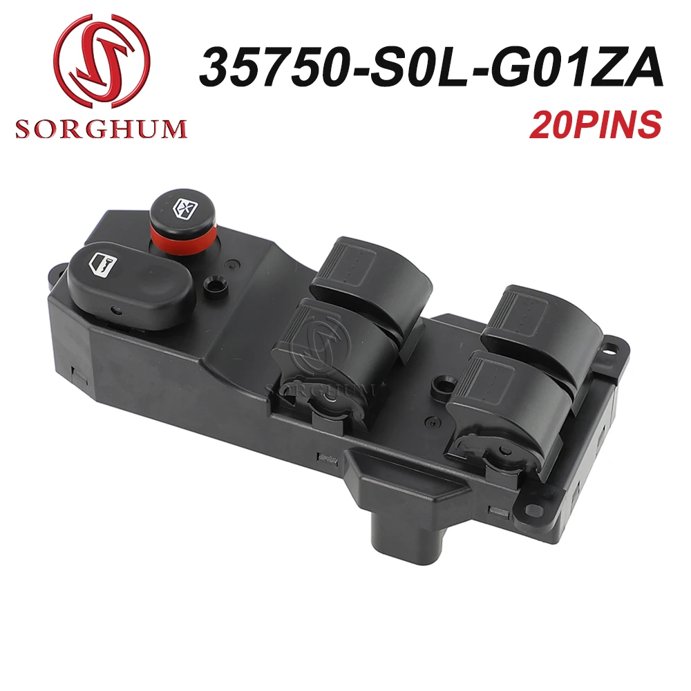 SORGHUM 35750-S0L-G01ZA Electric Power Window Master Switch Lifter ...