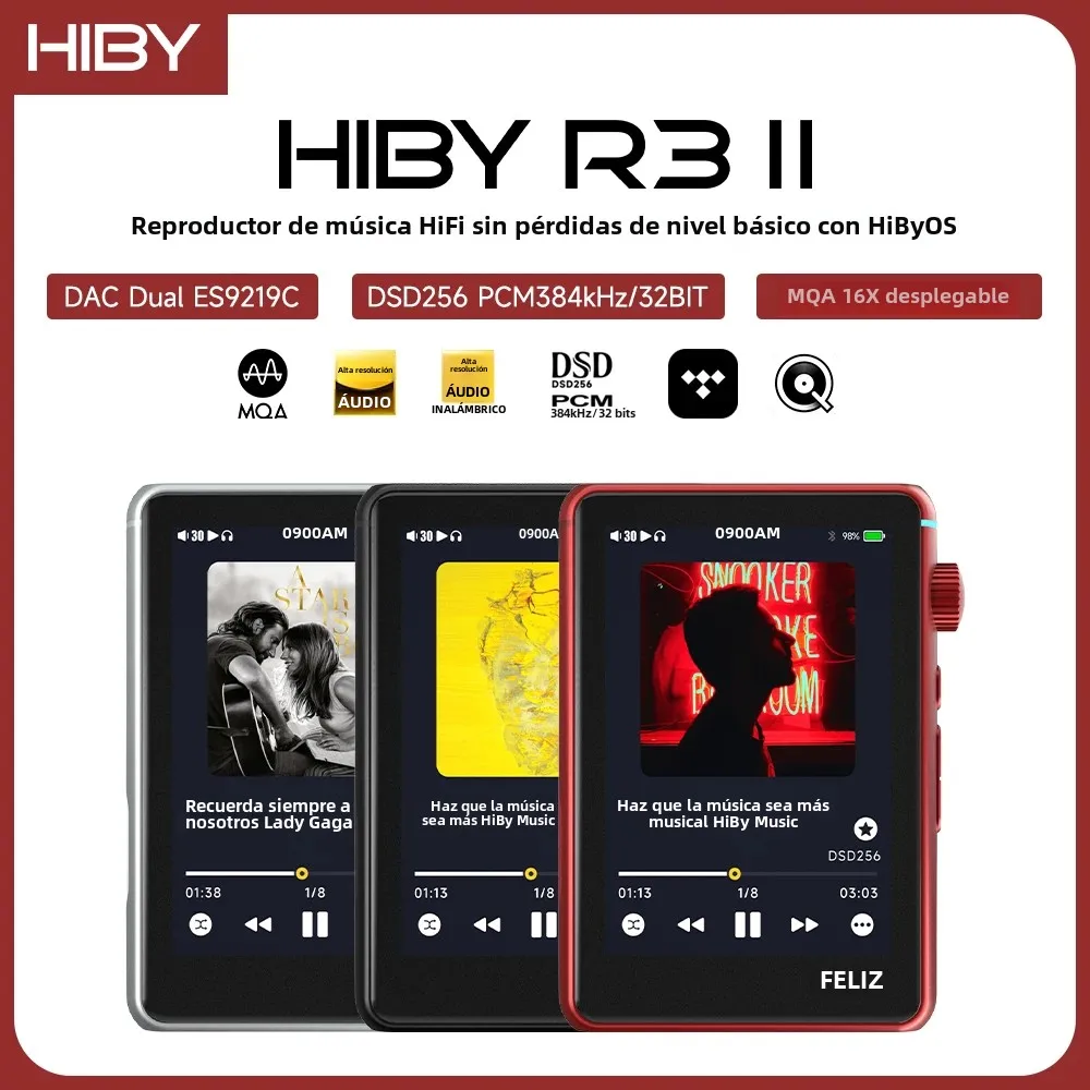 HiBy R3 II / R3 Gen 2 Bluetooth WiFi reproductor de música MP3 Audio ...