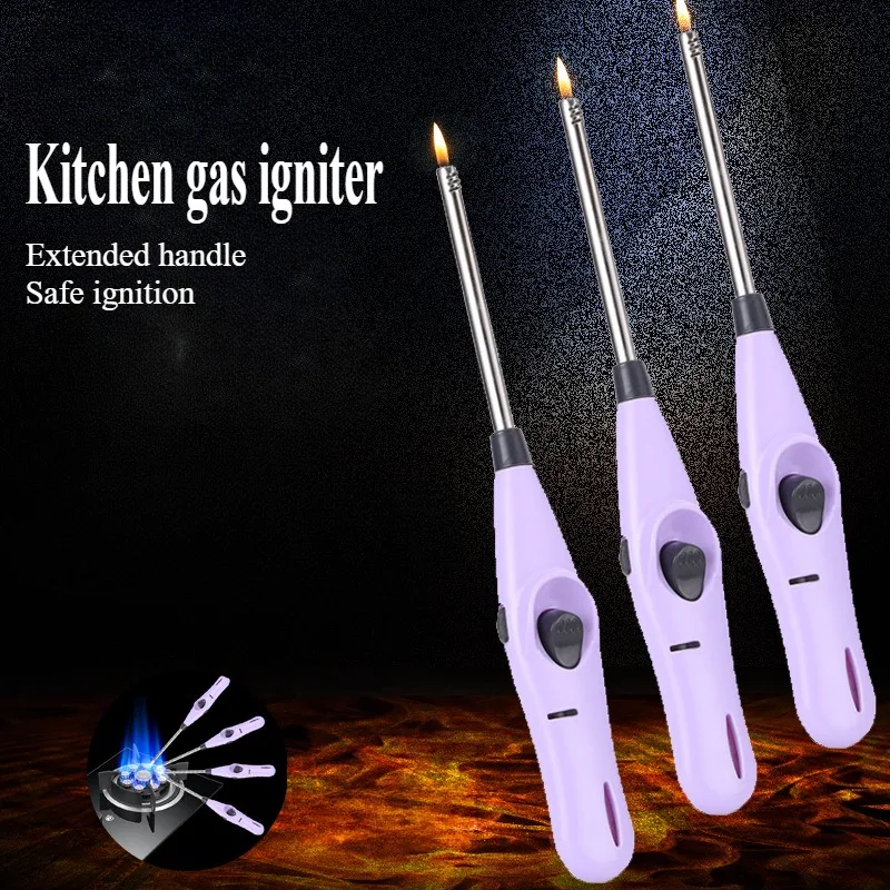 Gas Lighter Outdoor Camping BBQ Ignition Gun High Flame Smoking ...