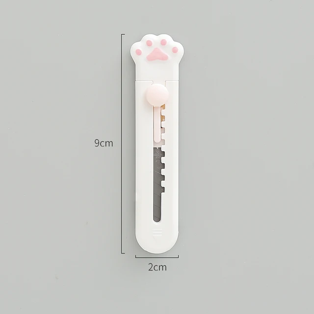 Kawaii Cute Cat Paw Mini Box Cutter – LoliFairies Kawaii Shop