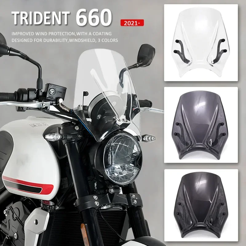 2021-2022-Windscreen-For-Trident-660-Trident660-New-Motorcycle ...