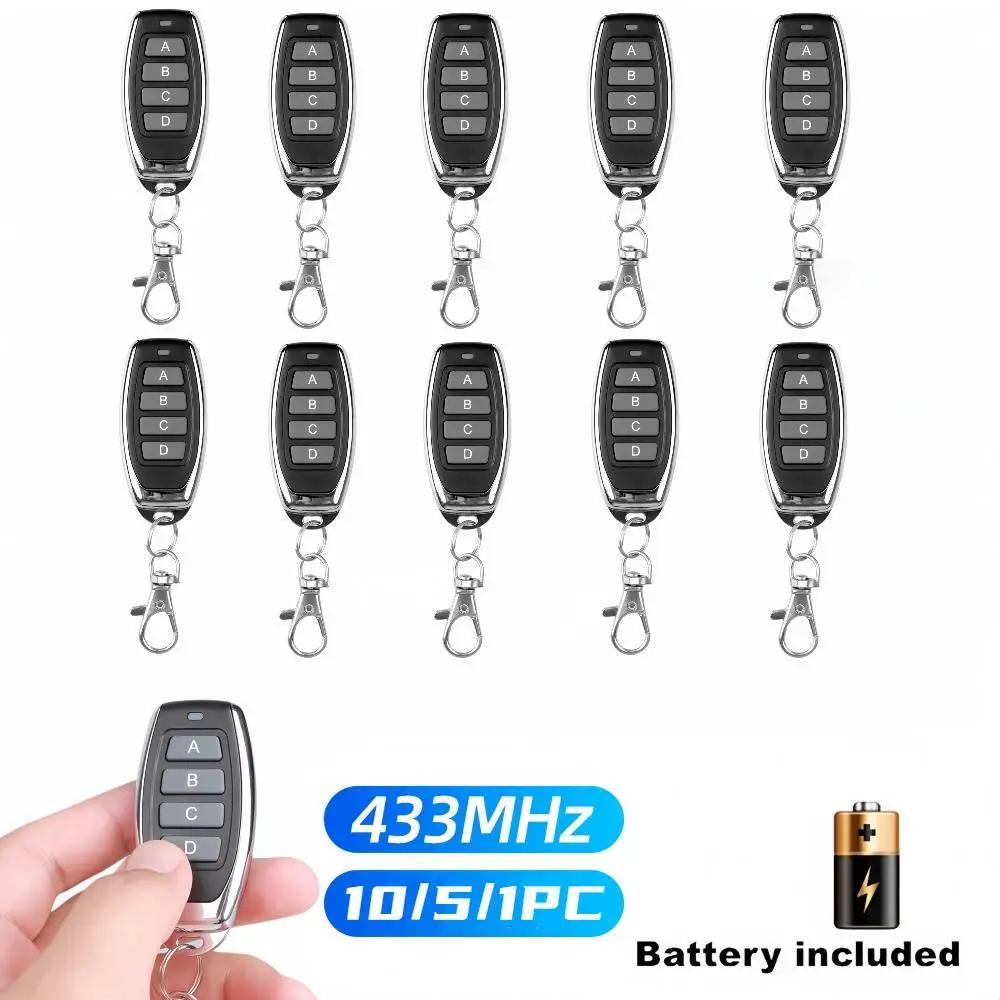 433MHz-4CH-EV1527-Remote-Control-Switch-Learning-Code-RF-Transmitter ...