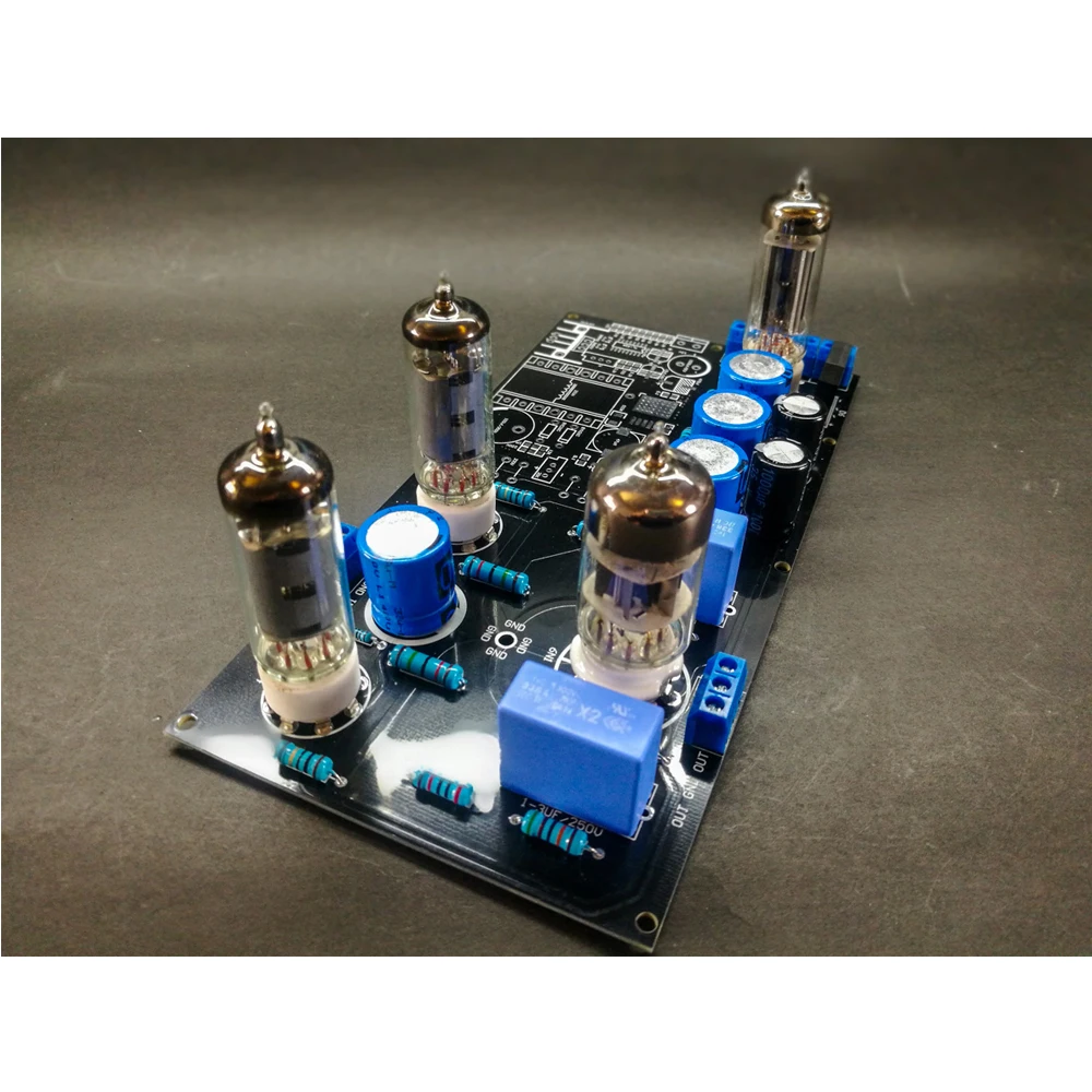 6Z4 6J4 6N1 Tube Amplifier Tube Preamp DIY Kit PCB DC12V Power Supply