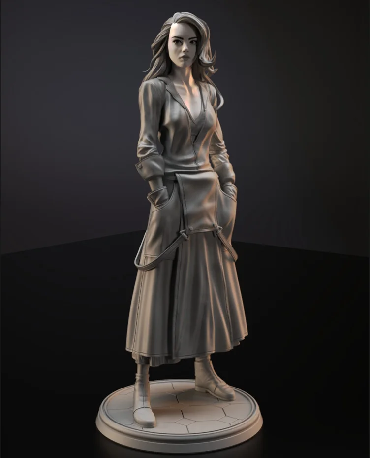 1/24 75mm 1/18 100mm Resin Model Kits Pure Girl Figure Unpainted No ...