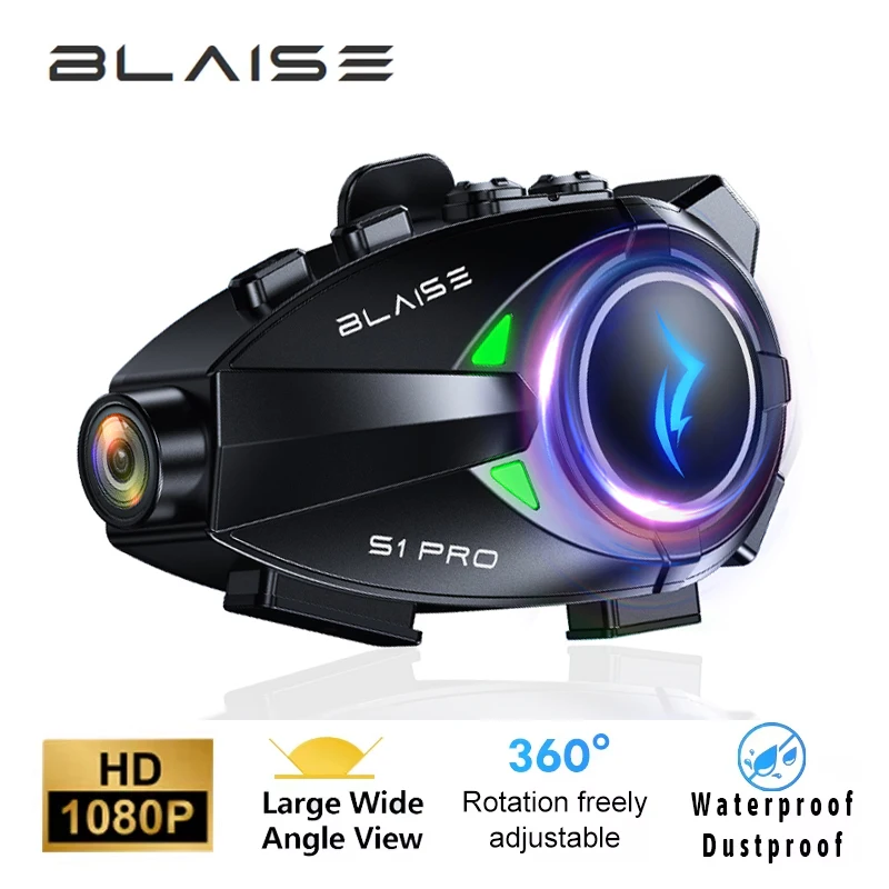 BLAISE-S1-PRO-Bluetooth-Motorcycle-Intercom-Helmet-Headset-Wifi-APP ...
