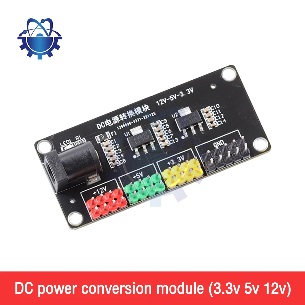 Módulo de conversión de voltaje de salida múltiple para Arduino, fuente de alimentación de 12 V ...