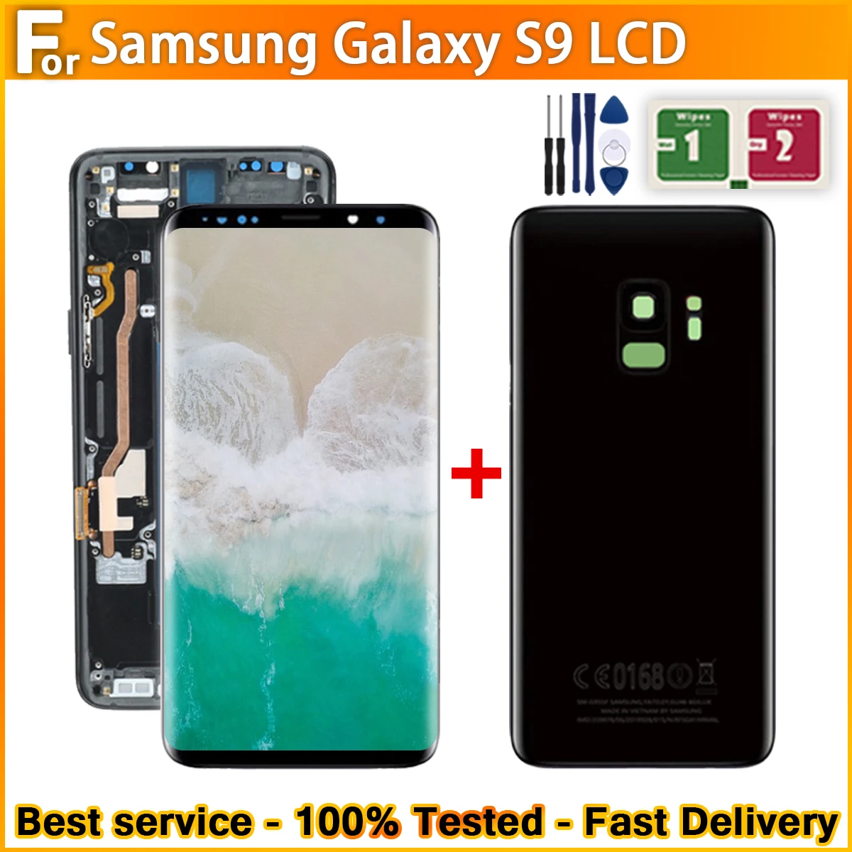 AMOLED-Display-For-Samsung-Galaxy-S9-G960-G9600-G960F-LCD-Display-Touch ...