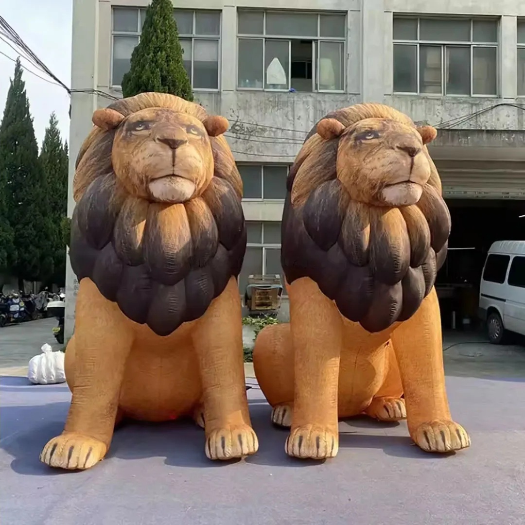 Giant-Inflatable-Lifelike-Lion-Air-Blow-Cartoon-Afracan-Lion-Animal ...