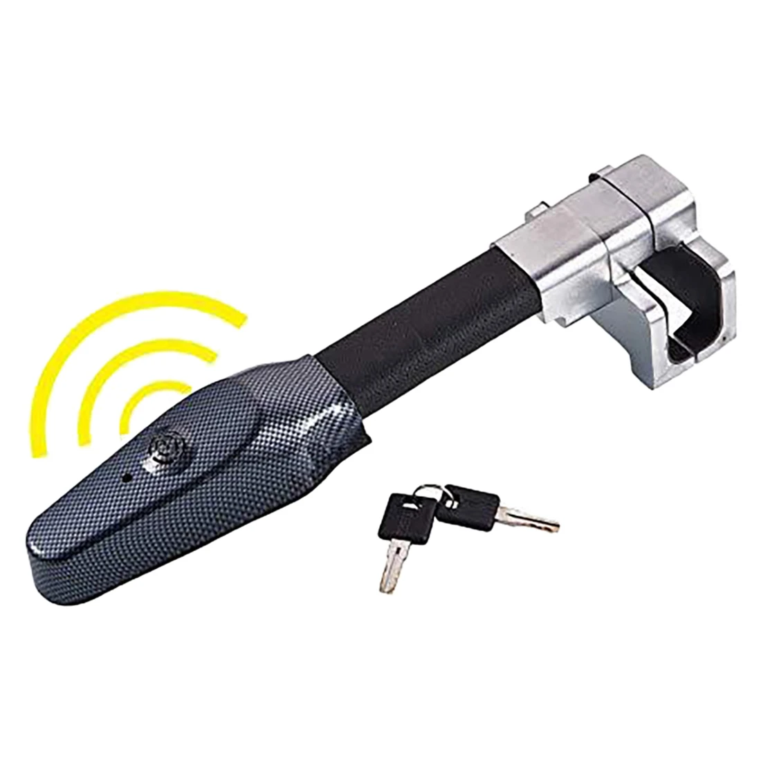 Car-Steering-Wheel-Lock-Smart-Anti-Theft-Safety-Alarm-Lock-Retractable ...