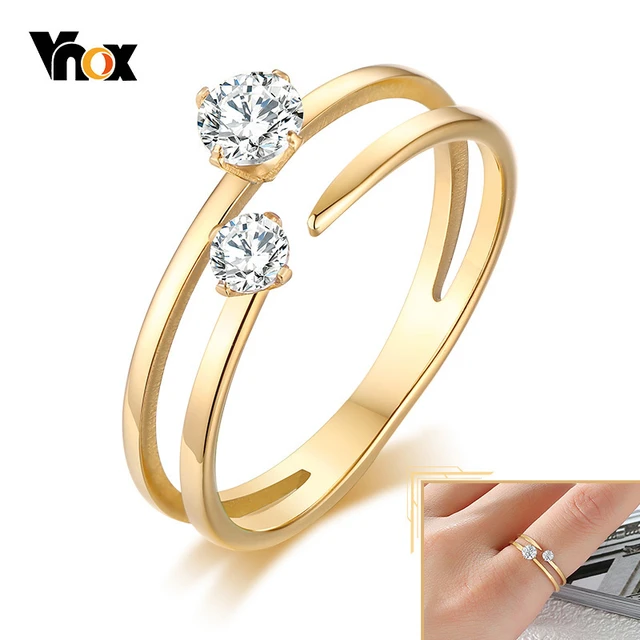 Beautiful Gold Rings For Girls Without Stones