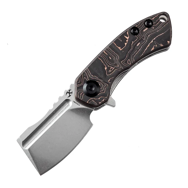 Kansept Cleaver Mini Korvid Under 3" Folding Knives K3030B1 Stonewashed ...