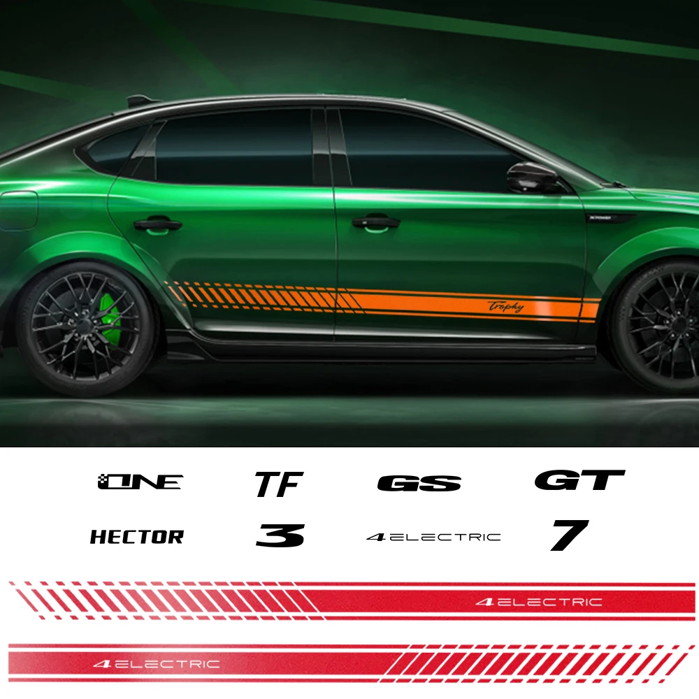 Car Door Side Sticker For Morris Garages Mg Zs Zr Mg3 Mg5 Auto Sport ...