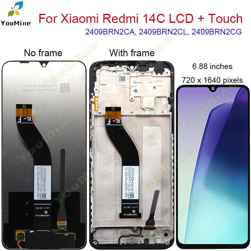 6-88-For-Xiaomi-Redmi-14C-LCD-2409BRN2CA-2409BRN2CL-2409BRN2CG-Display ...