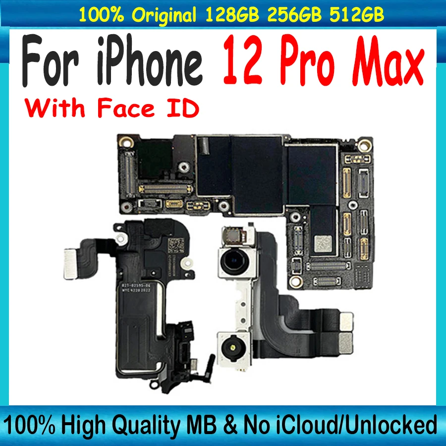 Original-Logic-Board-For-iPhone-12-Pro-Max-Motherboard-128GB-256GB ...